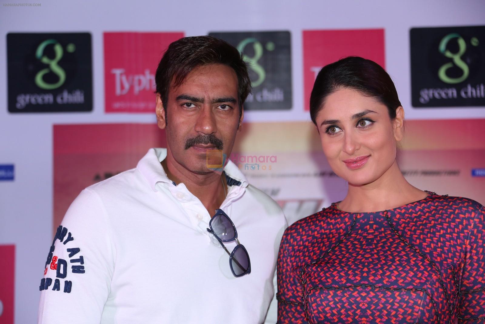 Kareena Kapoor, Ajay Devgan at Singham Returns Promotional Event in Mumbai on 8th Aug 2014 ...